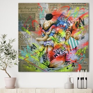 Designart "Street Art Graffiti Tengu" Modern & Contemporary Gallery ...