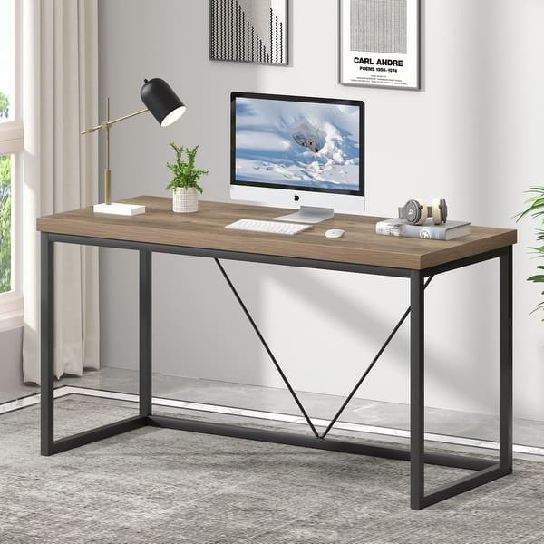 rustic home office table