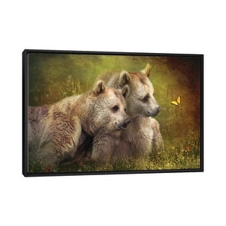 iCanvas "Bear Hugs" by Trudi Simmonds Framed - Bed Bath & Beyond - 37140632