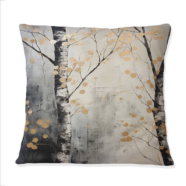 monochrome patterned cushion