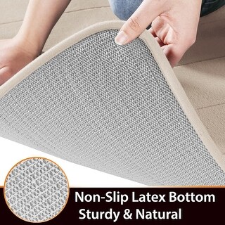 Super Water Absorption,Memory Foam Bath Mat Large Size,44 x 24 Inches ...