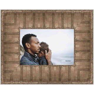 15x10 Ornate Antique Silver Complete Wood Picture Frame with UV Acrylic ...