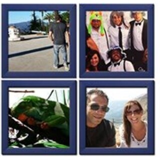 Instagram Photo Frame Frame Your 4x4 Photos! Blue 4 x 4 Frame - Bed ...