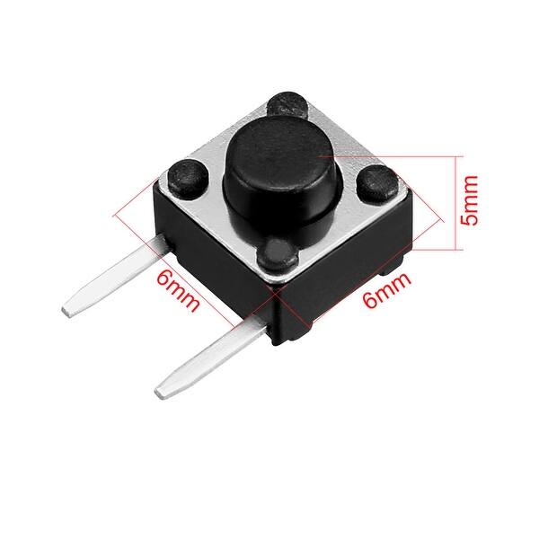 6x6x5mm Panel Micro/Small PCB Side 2 Terminals Tact Push Button Switch ...