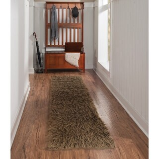 Coco Flokati Thick Wool Runner Rug (2' x 8') - 2' x 8' - Bed Bath ...