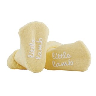 7" Yellow Baby Socks With Cute Design: "Little Lamb" - Bed Bath ...
