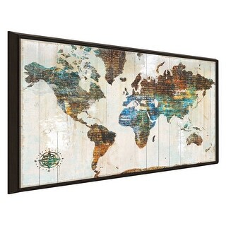"World of Wonders" Print on Floating Canvas - Bed Bath & Beyond - 36382706