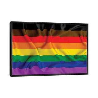 iCanvas "LGBTQA Plus Flag (Philadelphia Pride Flag)" by Alessandro ...