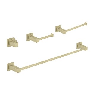 Cube 4 Piece Bathroom Hardware Set - Bed Bath & Beyond - 32455886