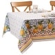 Capri Lemon Double Border Tablecloth - Bed Bath & Beyond - 36878925