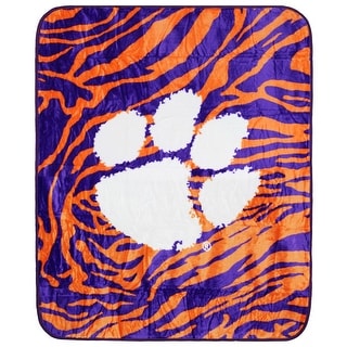 Clemson Tigers Raschel Throw Blanket 50" x 60" - Bed Bath & Beyond ...