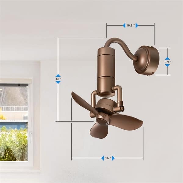 360 Degree Revolving ABS Ceiling Fan - Bed Bath & Beyond - 38195079