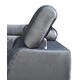 Frisco Modern Grey Velvet Upholstered Convertible Sectional Sofa with ...