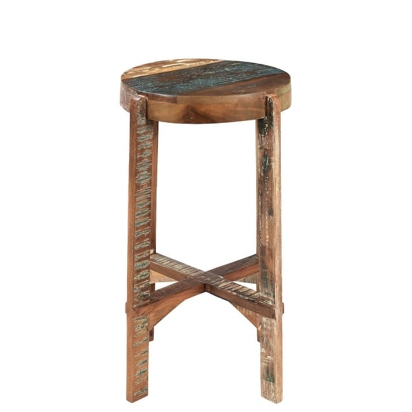 Bengal reclaimed wood bar stool - 30 - Bed Bath & Beyond - 32868376