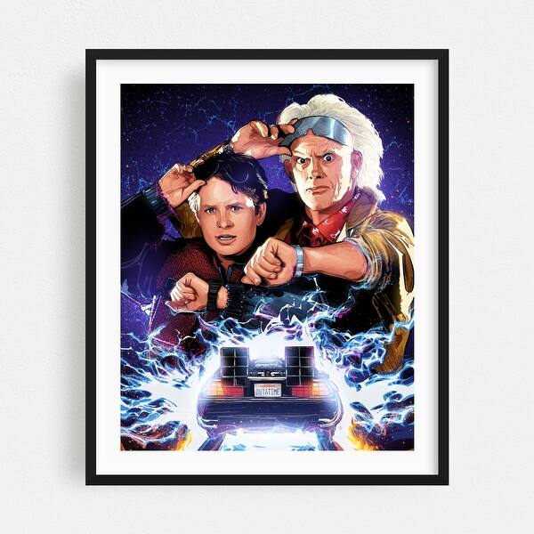 Back To The Future Art Print