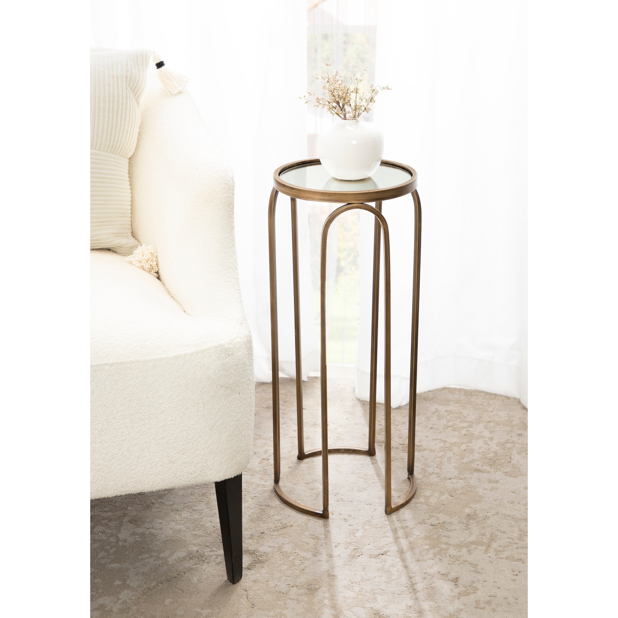 Kate and Laurel Pomeroy Metal Drink Table - On Sale - Bed Bath & Beyond ...