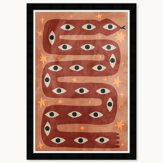 Wynwood Studio Prints Boho Prints 15" x 21", Eye Path - Bed Bath ...