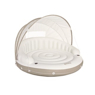 Intex Inflatable Canopy Island Float Lounge, 78.5" x 59" - 21.85 - Bed ...