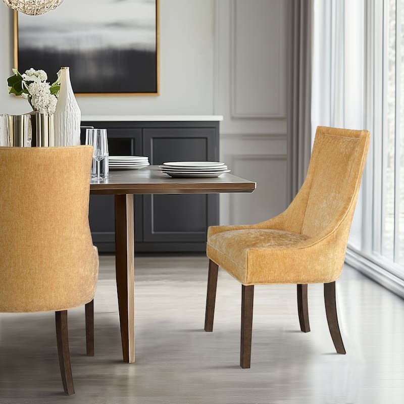 Madison Park Signature Ultra Upholstered Dining Side Chairs With Wood ...