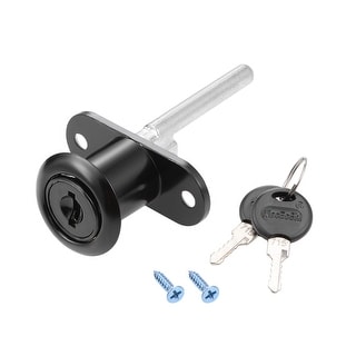Drawer Desk Wardrobe Cabinet Plunger Lock 5/8" Cylinder Diameter 13/16 ...