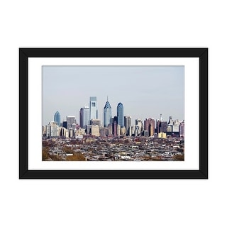 iCanvas "Buildings in a city, Comcast Center, Center City, Philadelphia ...