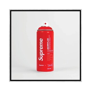iCanvas "Brandalism Supreme Spray Paint Can" by Antonio Brasko Framed ...