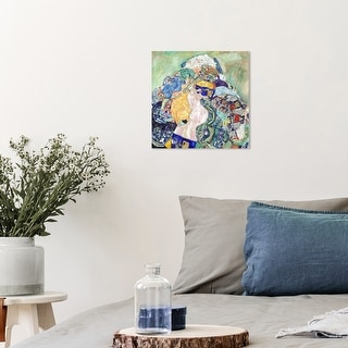 Wynwood Studio Canvas People and Portraits Gustav Klimt - Baby Cradle ...