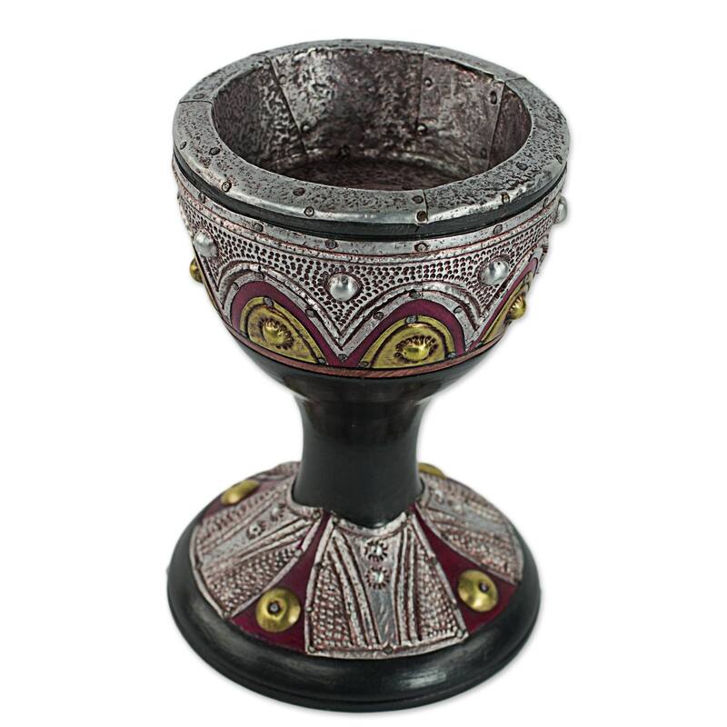 Novica Handmade Royal Goblet Decorative Wood Goblet - Bed Bath & Beyond ...