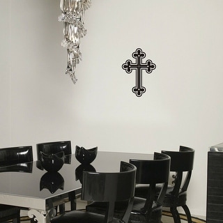 Cross Wall Decal Religious Removalbe Vinyl Sticker Art Decor 12" x 8 ...
