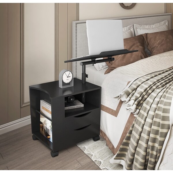 Nightstand for adjustable bed store