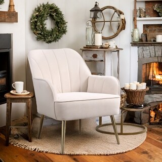 Velvet Sherpa Armchair 25.20W 30.70D 28.70H - Bed Bath & Beyond - 39107704