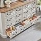 Farmhouse Drawers Dresser, Wood Chest of Drawers, Dressers Organizer ...