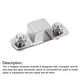 U Shaped Connector Bracket, 304 Stainless Steel, 1Pcs - Bed Bath ...