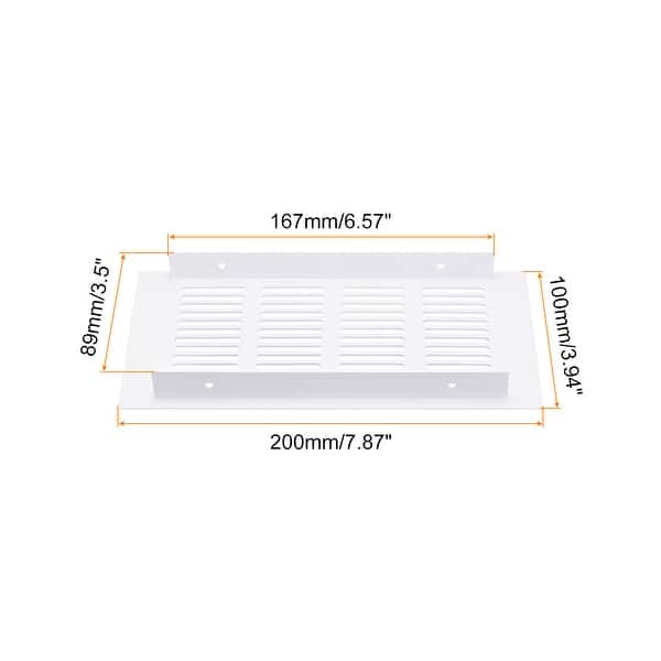 Air Vents Cover, 1Pcs 200 x 100mm - Aluminum Alloy Air Return Vent ...