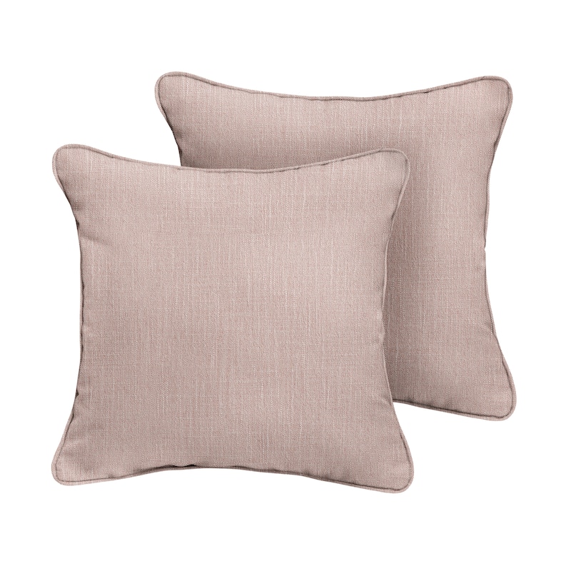 Sorra Home Corded Linen Texture Pillows (Set of 2) - On Sale ...