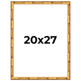 20x27 Frame Gold Real Wood Picture Frame Width 1 inches | Interior ...