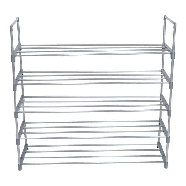 Simplify 5 Tier Stackable Shoe Rack - 30" wide - Bed Bath & Beyond ...
