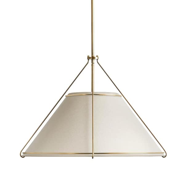 Lumia Craddle Pendant Light - White - 25" Diameter x 17" Height - Bed ...