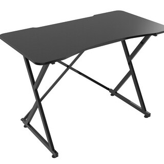 Gaming computer desk, home office study desk workstation racing style ...