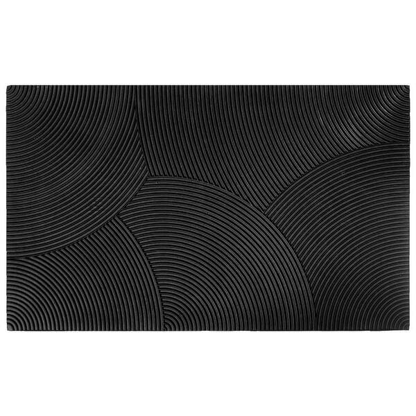 Reversible 30"x 18" Black Door Mat Indoor/Outdoor - Bed Bath & Beyond ...
