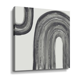 Gray Rainbow Gallery Wrapped Canvas - Bed Bath & Beyond - 34540743
