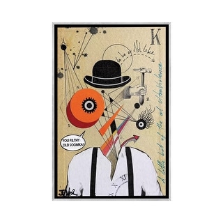 iCanvas "A Clockwork Soomka (Homage to Kubrick)" by Loui Jover Framed ...