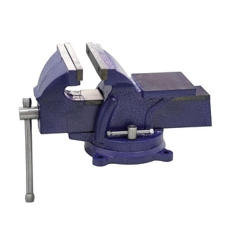 6" Bench Vise, Table Vise Clamp On with 360° Swivel Base, Heavy Duty ...