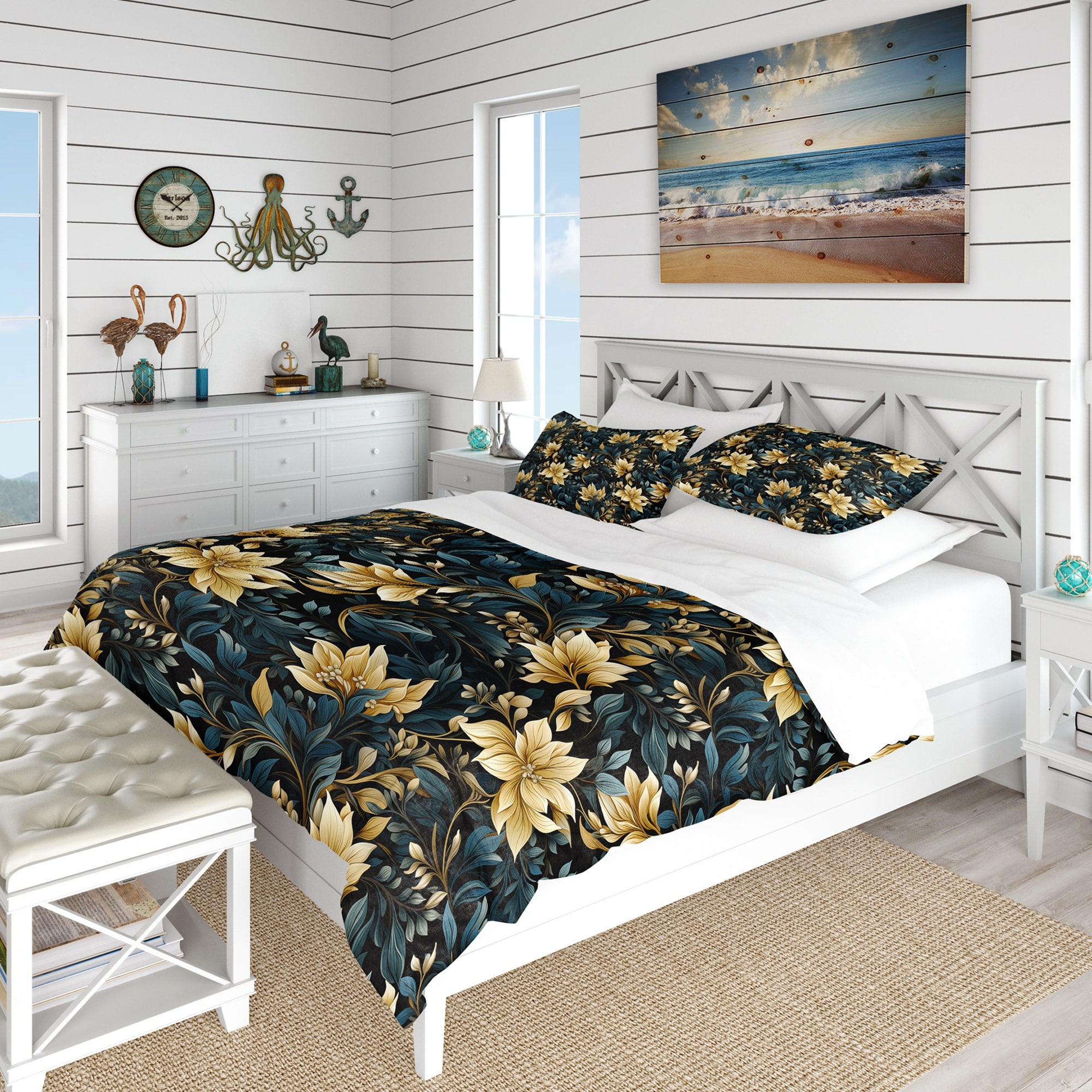 Black Tropical, Floral Duvet Covers and Sets - Bed Bath & Beyond