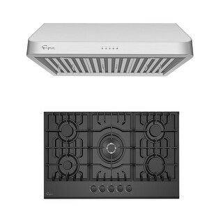 2 Piece Kitchen Package with 30" Gas Cooktop & 30" Ducted Under Cabinet ...