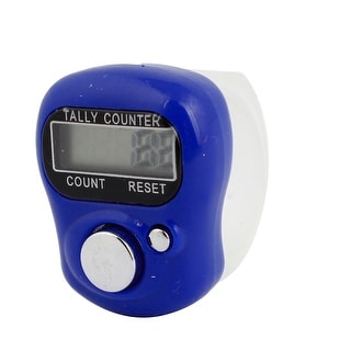 Digital 5 Digit LCD Finger Ring Tally Counter Dark Blue for Golf - Dark ...