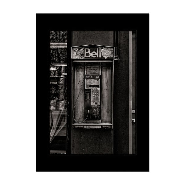 Toronto Ontario Canada Phone Booth No 32 with Border Art Print/Poster ...