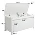 Wood Lift Top Trunk Bench with Safety Hinged Lid - Bed Bath & Beyond ...