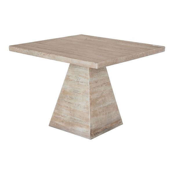 square pedestal table