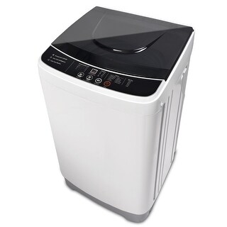 Full-Auto Washing Machine 12 lbs Load Capacity Washer with 10 Programs ...